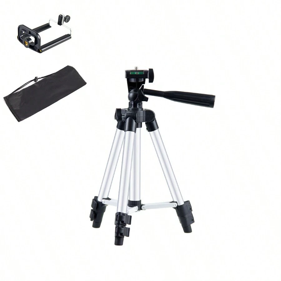 Multi-Functional Light & Easy-To-Use Desktop Tripod In Black For Live ...