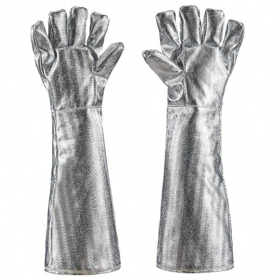 High Temperature Kevlar Aluminized Glove Heat Resistant Glove Welding ...