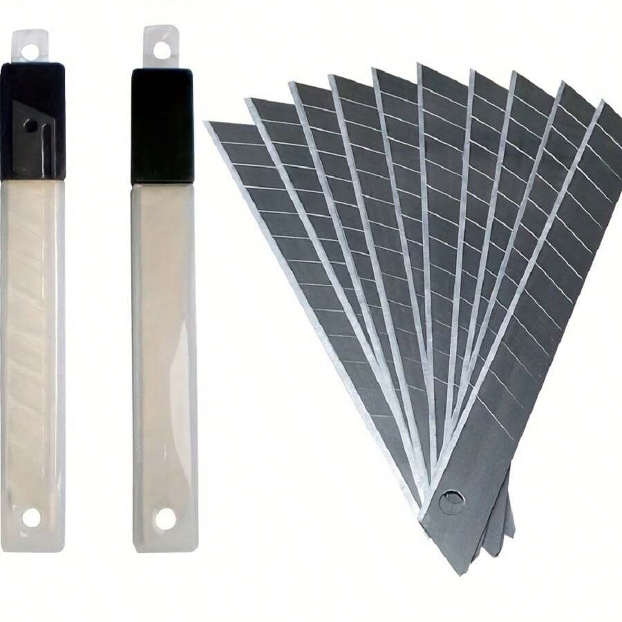 10 Pieces Set Of High Carbon Steel Blades, Office Blades, Cutting ...