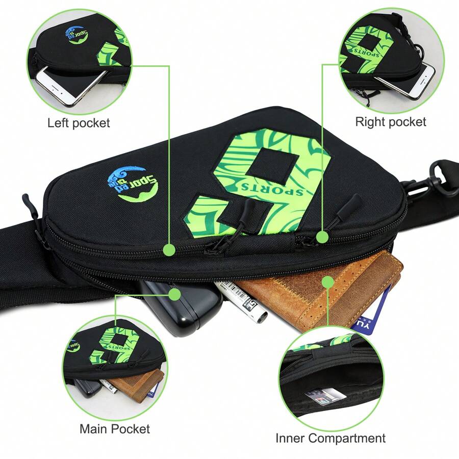 Crossbody Sling Pack Sling Bag Travel Hiking Chest Bag Daypack For ...