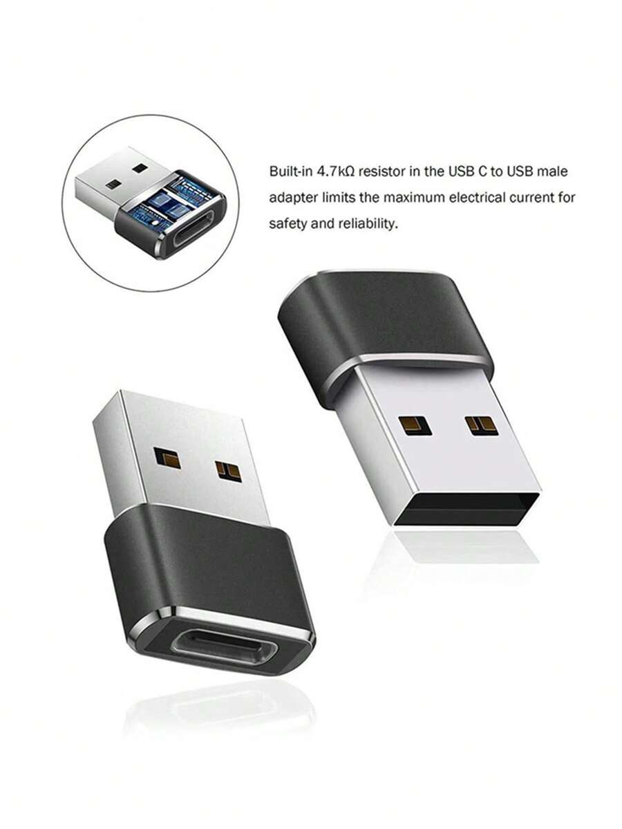 Otg Adapter For Mobile Phone, Usb To Type-C Female Adapter Converter ...