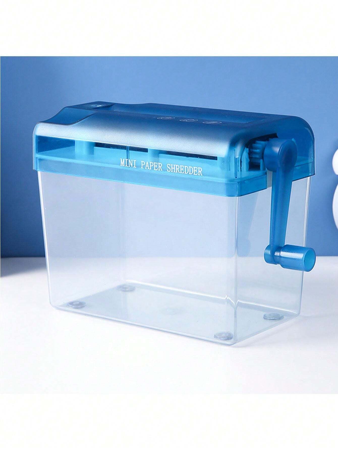Home/Office Manual Mini Paper Shredder Tool, Hand Crank A6 Paper ...