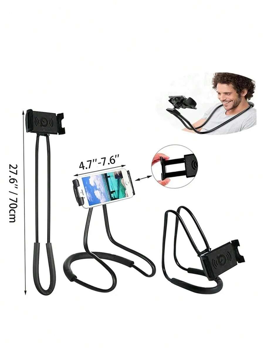 Neck Hanging Smartphone Holder Universal Bendable Video Watching ...