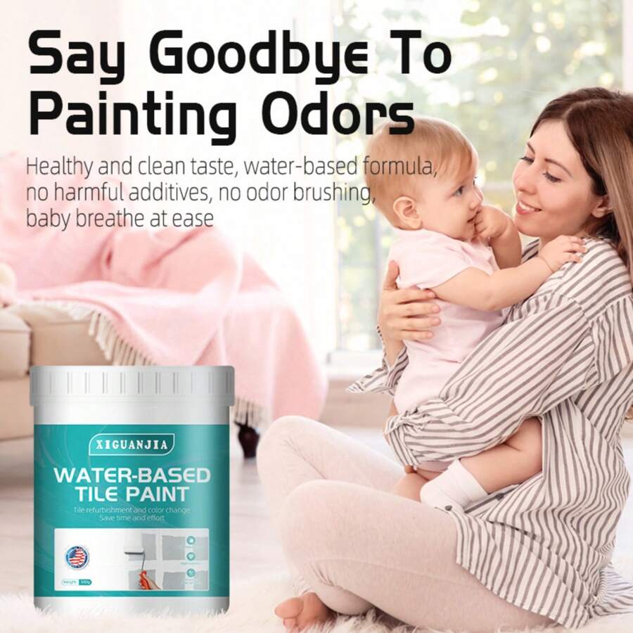 Waterproof Ceramic Tile Paint, Bathroom Tile Refinishing Color Changing ...