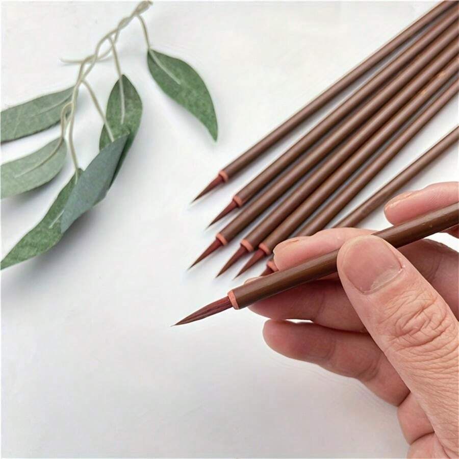 6pcs Handcrafted Ultra Fine Outlining Pen, Ultra Fine Hook Line Pen ...