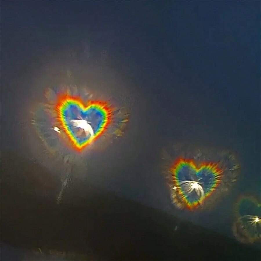 1 pieza Gafas de moda novedosas con forma de corazón blanco, divertidas ...