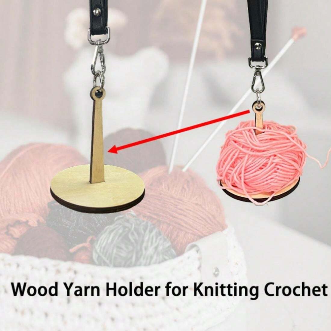 1 Portable Wrist Yarn Holder, Yarn Ball Holder, Yarn Manager, Yarn ...