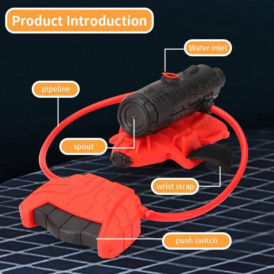 One Wrist Water Gun Launcher Toy, Hero Role Play Prop, Summer Kids Wear ...