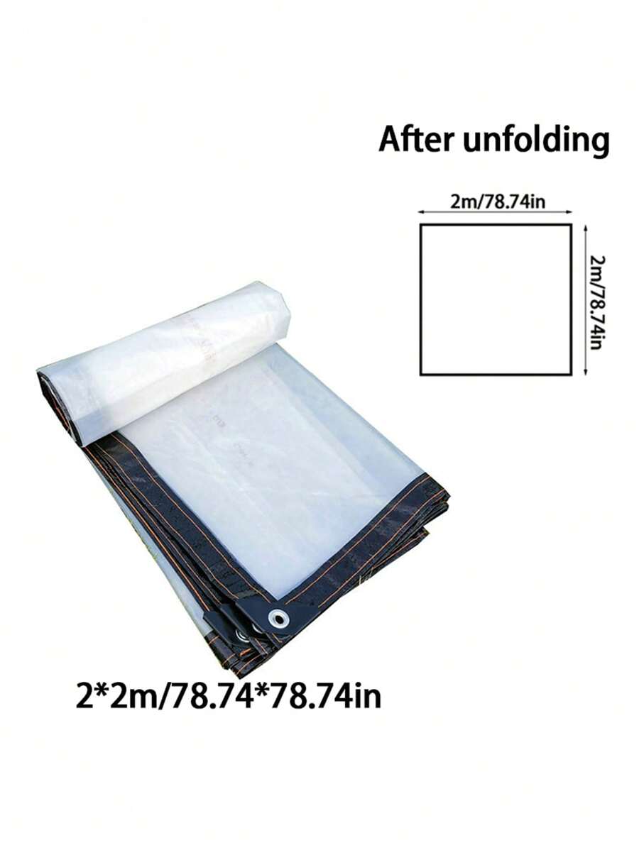 Multipurpose Waterproof Clear Tarp With Grommets: Perfect For Garden ...