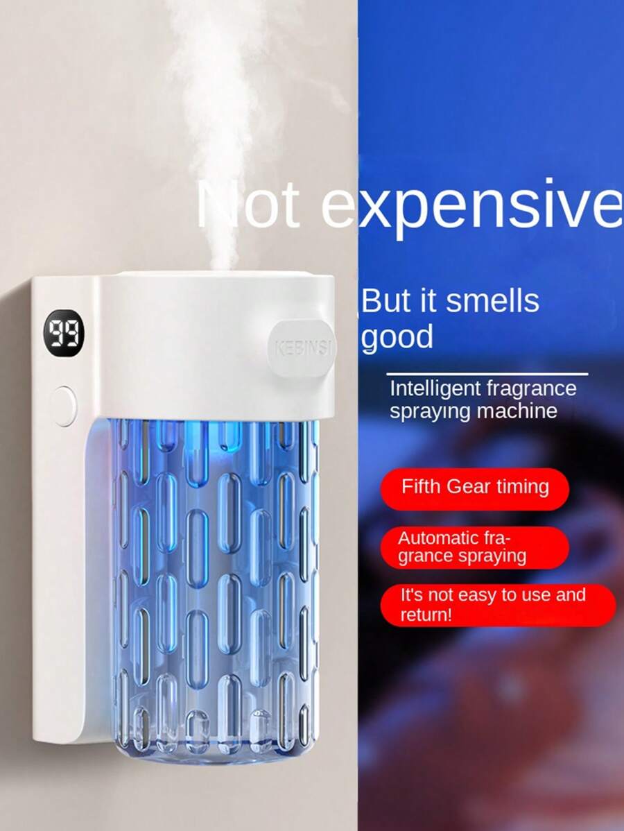50ml Smart Aroma Diffuser, Rechargeable, Ultrasonic, Digital Display ...