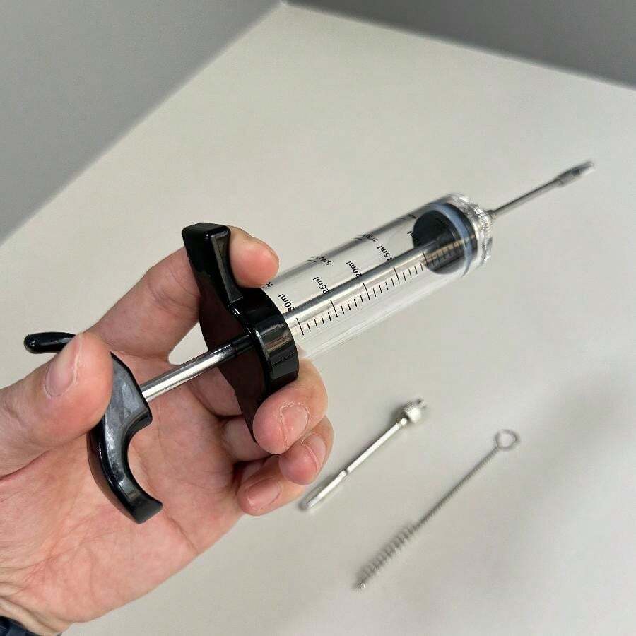 Kitchen Seasoning Injector Turkey Needle Marinade Injector Barbecue ...