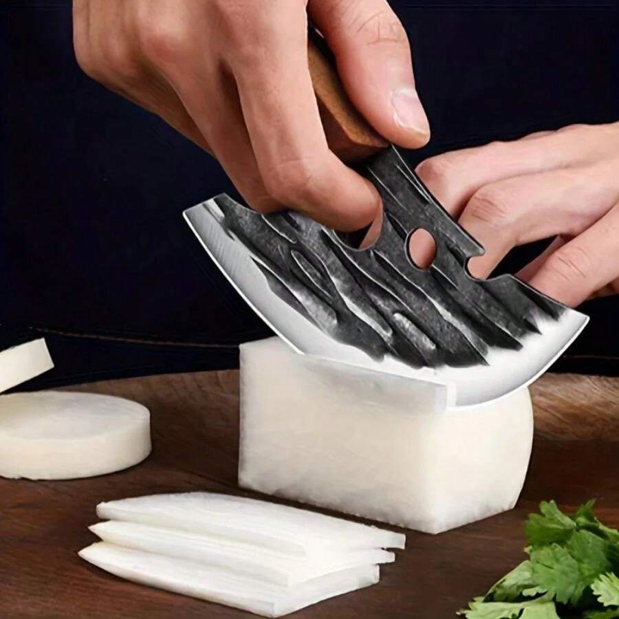 Mongolian Handled Meat Cleaver For Home Use, Forged Bone Remover Knife ...