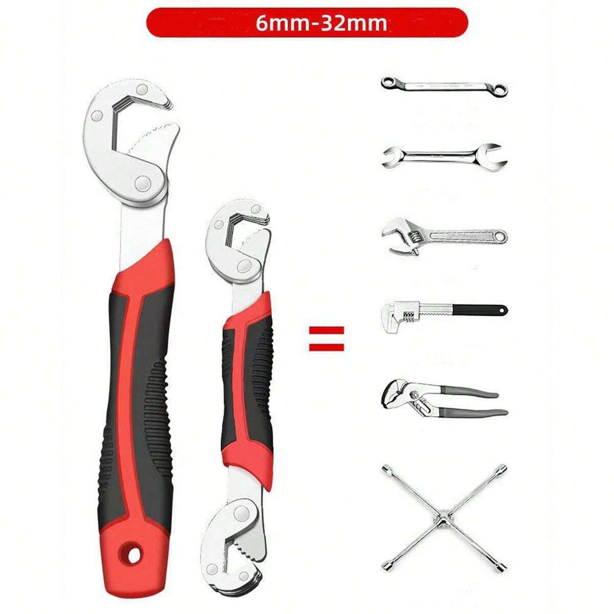 Universal Wrench Tool Set Adjustable Wrenches Combination Hand Tools ...