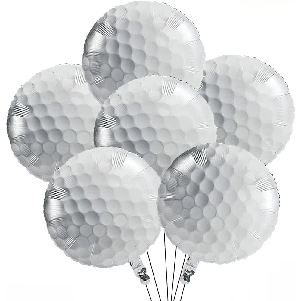 2/4Pcs Golf Birthday Party Supplies 18Inch Golf Foil Balloons For ...