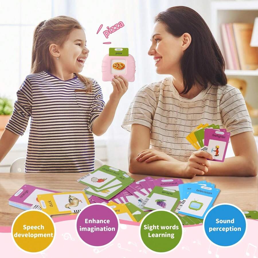 Talking Flash Cards Early Educational Toys Learning English ,Speaking ...