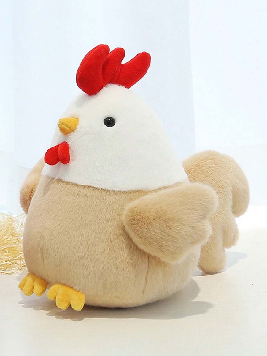 1 pieza Muñeca de peluche suave y adorable de pollo, muñeco de peluche ...