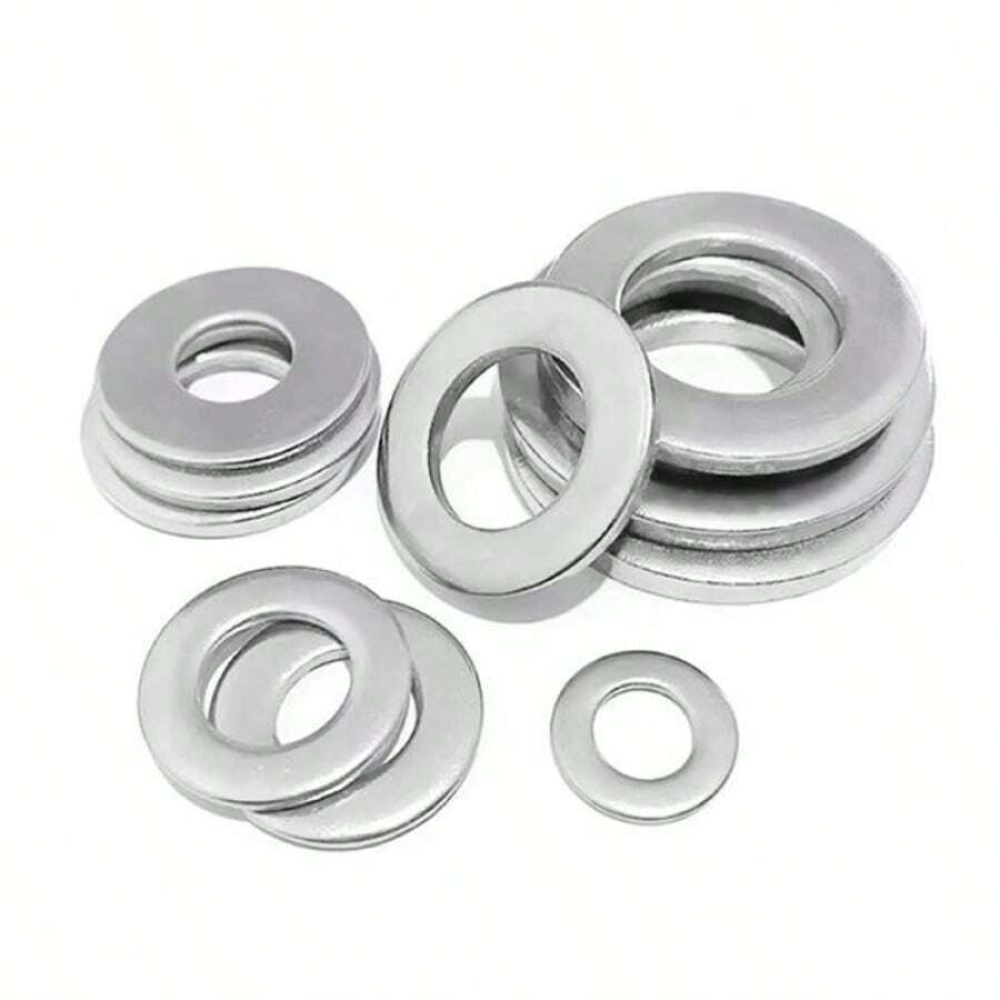 180pcs 304 Stainless Steel Flat Washers For Screws Bolts, Fender ...