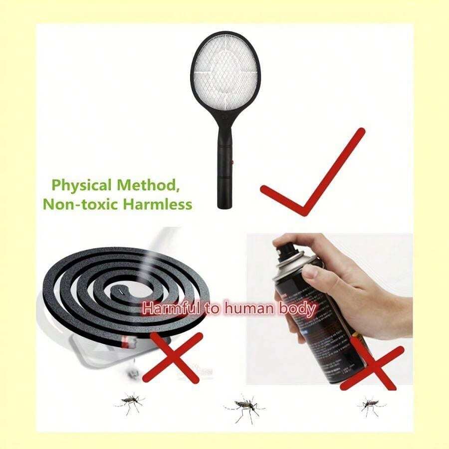 1pc,Electric Fly Swatter Bug Zapper, Mosquito Killer, Batteries Not ...