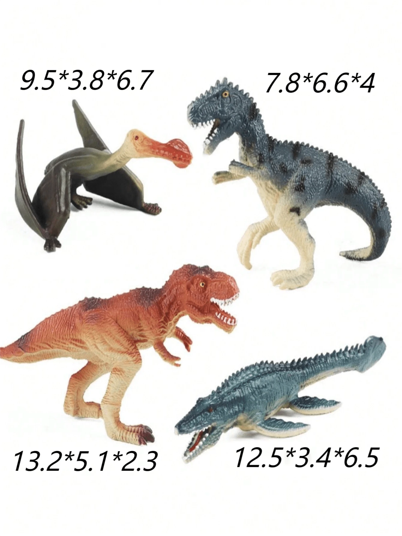 Medium-Sized Jurassic Realistic Dinosaur Toy Model Collectible Figure ...