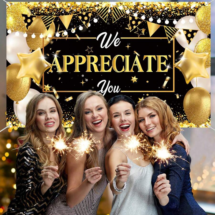1 Pc We Appreciate You Banner 71x43 Inch Thank You Banner Pastor ...