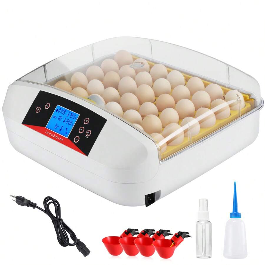 42/48/56-Egg Incubator With Automatic Egg Turning, Incubators For Hatching Eggs, Temperature And ...
