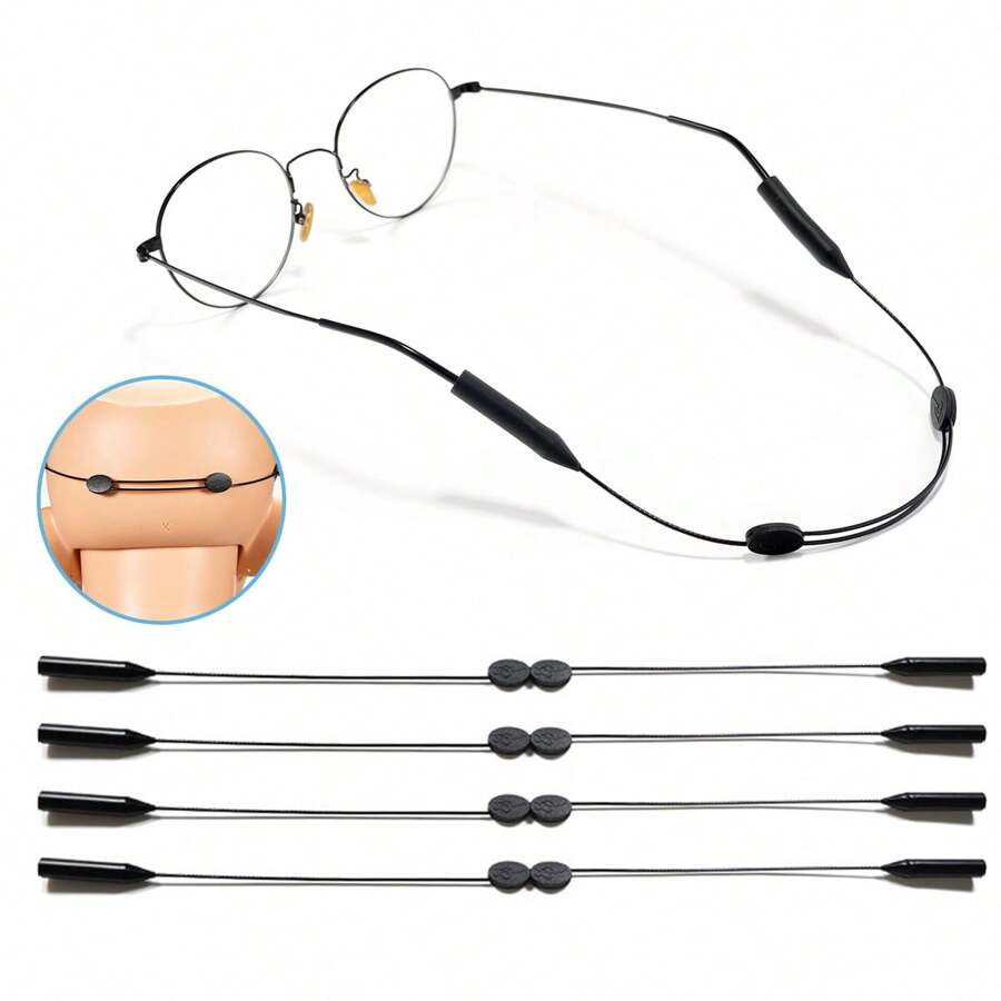 Sports Anti-Slip Anti-Lost Glasses Rope Telescopic Sports Glasses Rope ...