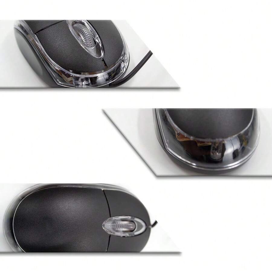 Mini Mouse USB 1000dpi Óptico com Scroll e LED Azul/Vermelho AL2 A-153 ...