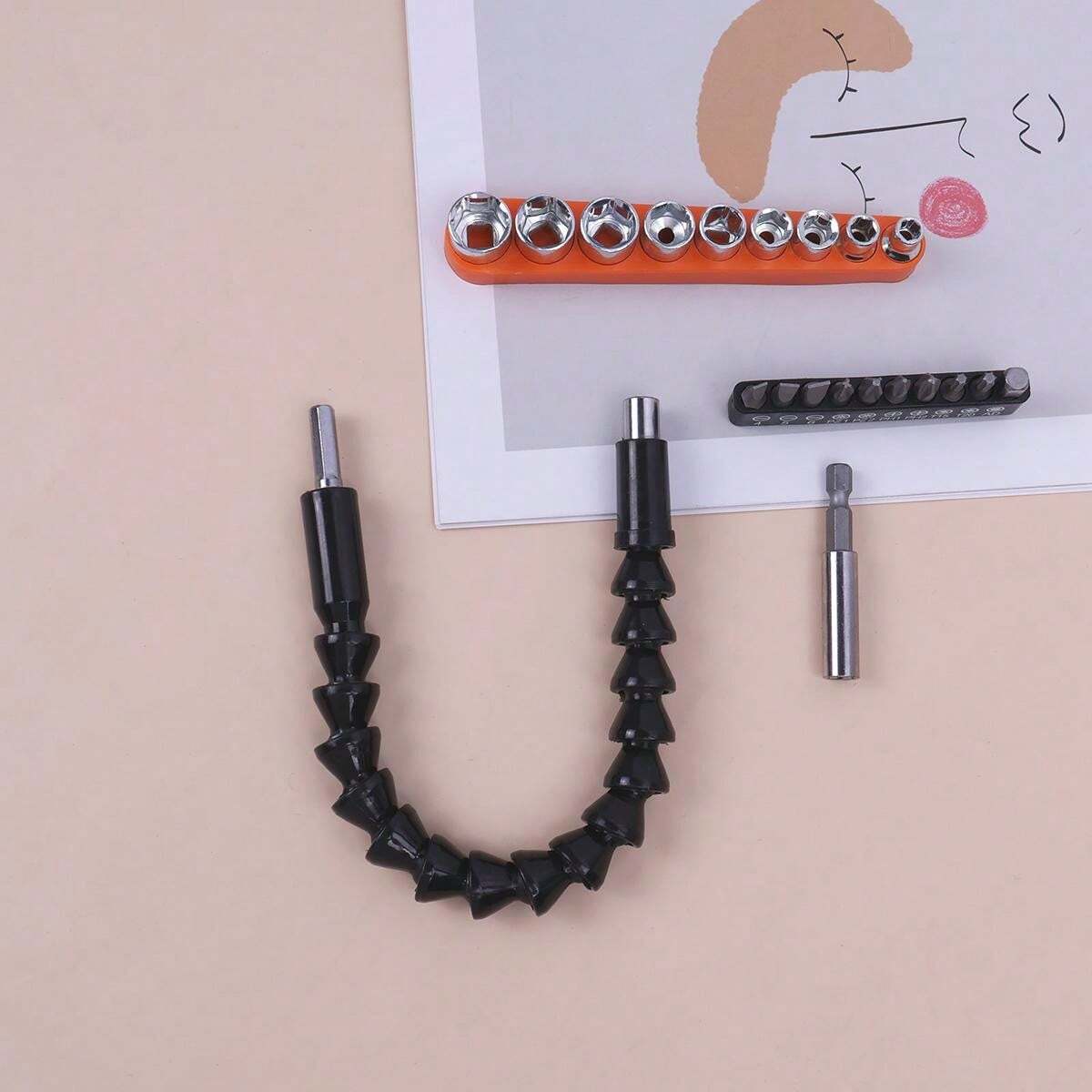 21 Piece Set Of Electric Screwdriver Bits Including Phillips And ...