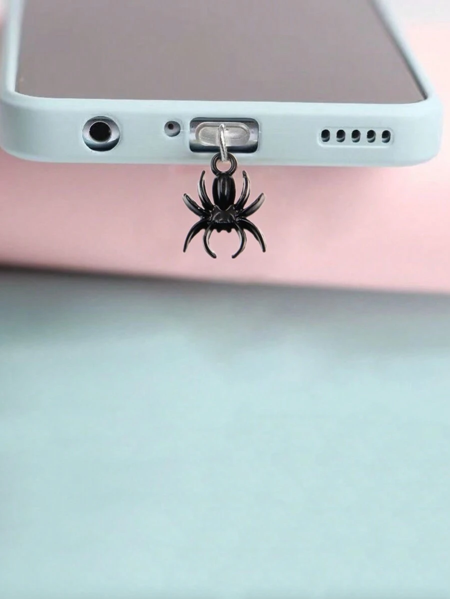 1pc Spider Shaped Phone Charging Port Dust Plug | SHEIN USA