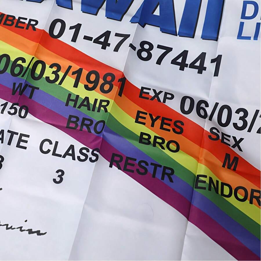 Polyester Fake ID Driver License Flags College Dorm Banner 3x5FT ...