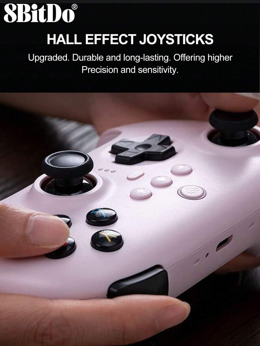 8bitdo PC Controller With Charging Dock Hall Effect Joystick Update ...