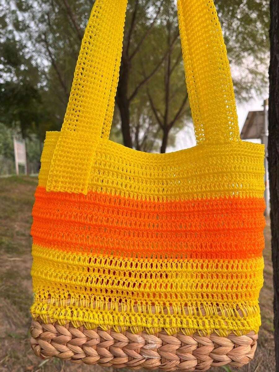 3 Bälle X 120g (40g X 3) 100% Nylon Candy-Colored Plastik Garn, handgestrickte DIY mittelgroße ...