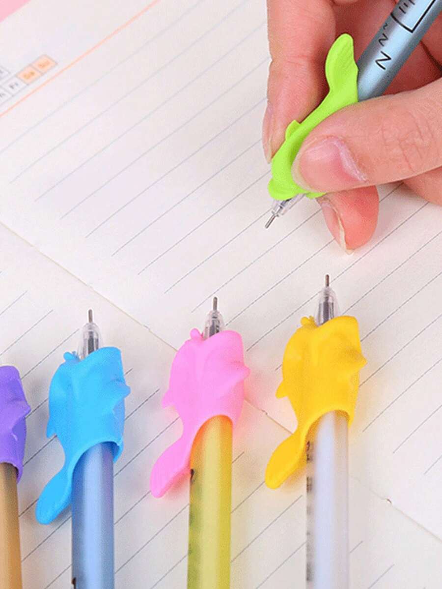 10pcs Fish-Shaped Writing Posture Correction Pens For Toddlers And ...