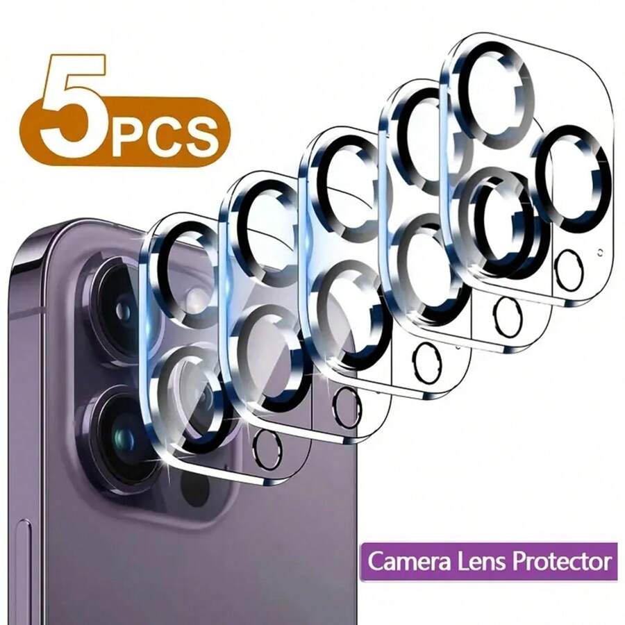 5-Pack Ultra-Clear Camera Lens Protectors Compatible With IPhone 11/13 ...