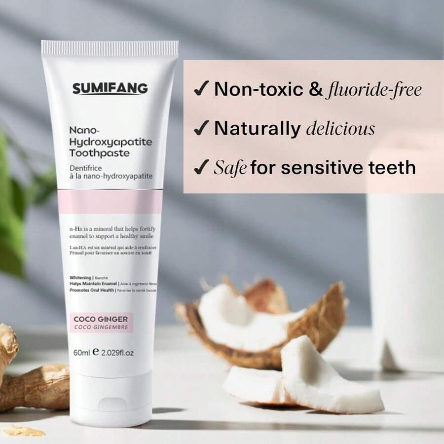 Fluoride Free Toothpaste- Nano Hydroxyapatite, Remineralizing ...