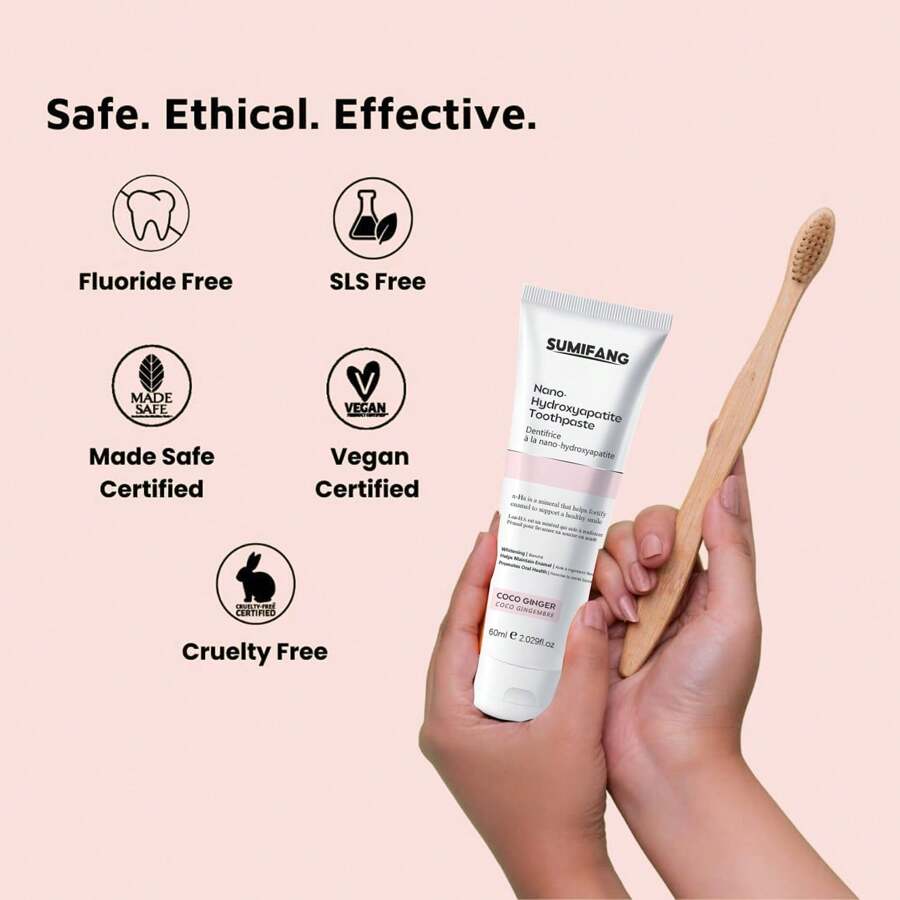 Fluoride Free Toothpaste- Nano Hydroxyapatite, Remineralizing ...