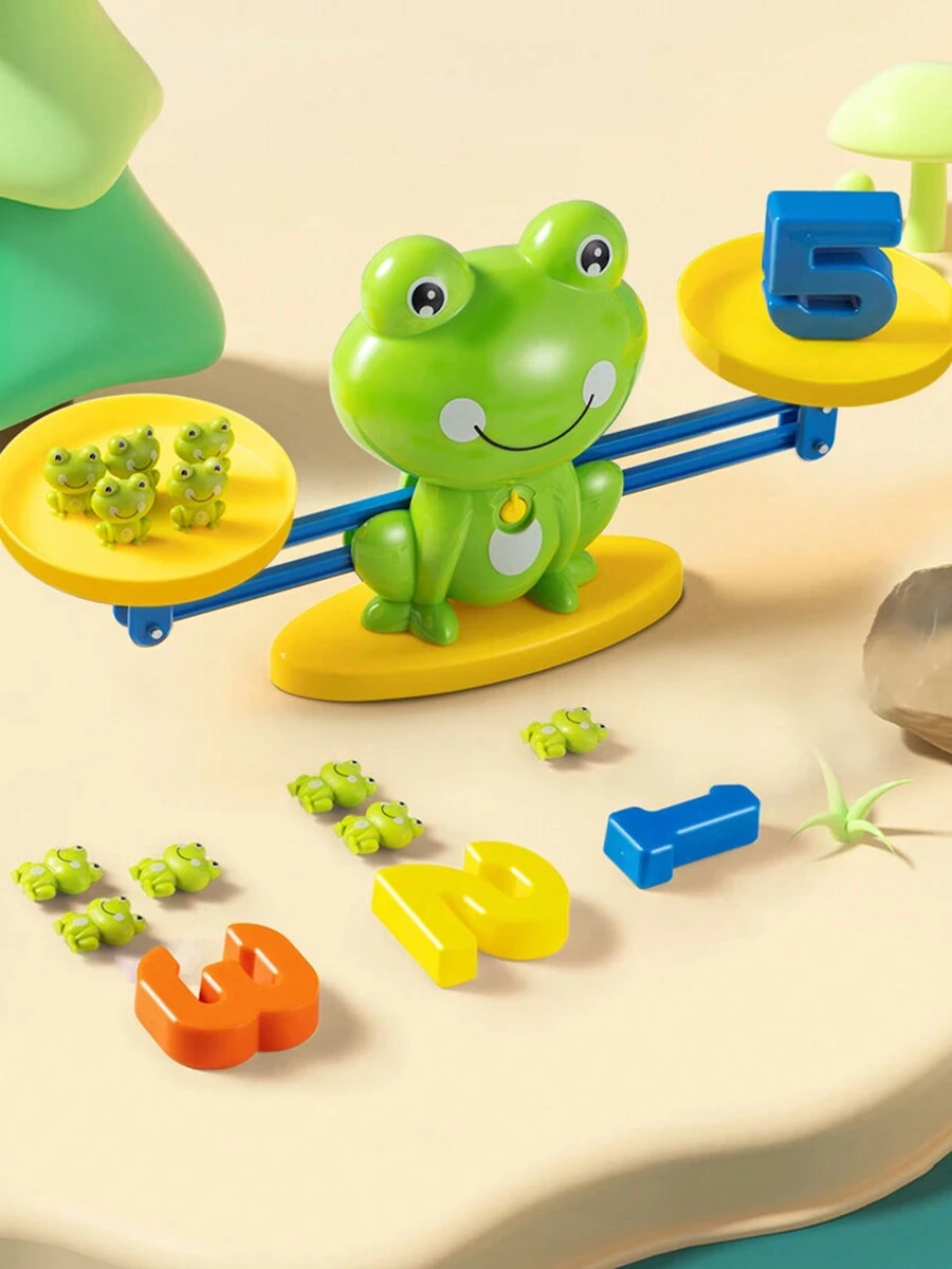 1 Set Educational Frog Balance Scale Toy For Children, Boys And Girls ...