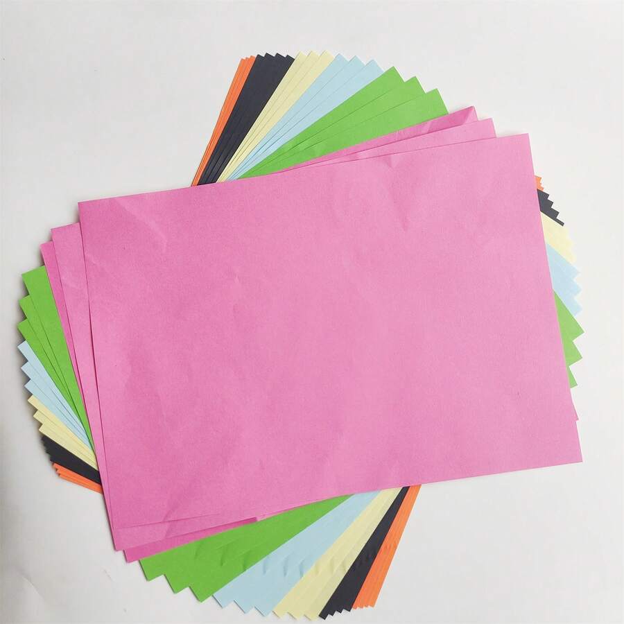 20pcs 70g Colorful Cut A4 Paper Set, A4 Hard Cardboard For Drawing ...