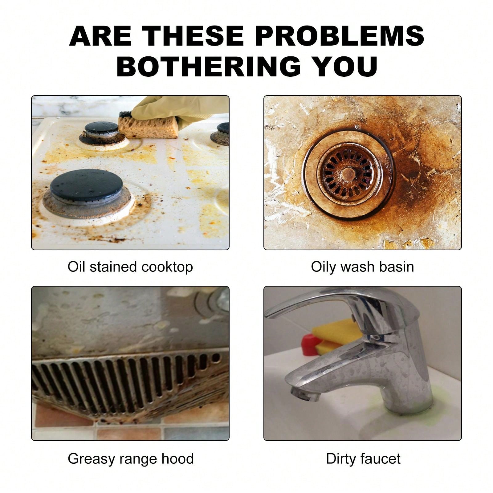 Kitchen Grease Cleaner Powder Multi-Purpose For Cleaning Heavy Grease ...