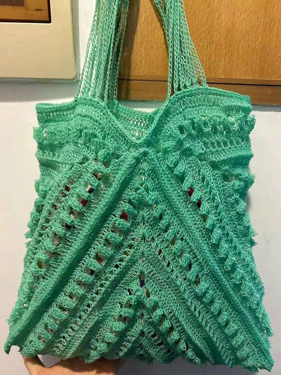 3 Bälle X 120g (40g X 3) 100% Nylon Candy-Colored Plastik Garn, handgestrickte DIY mittelgroße ...