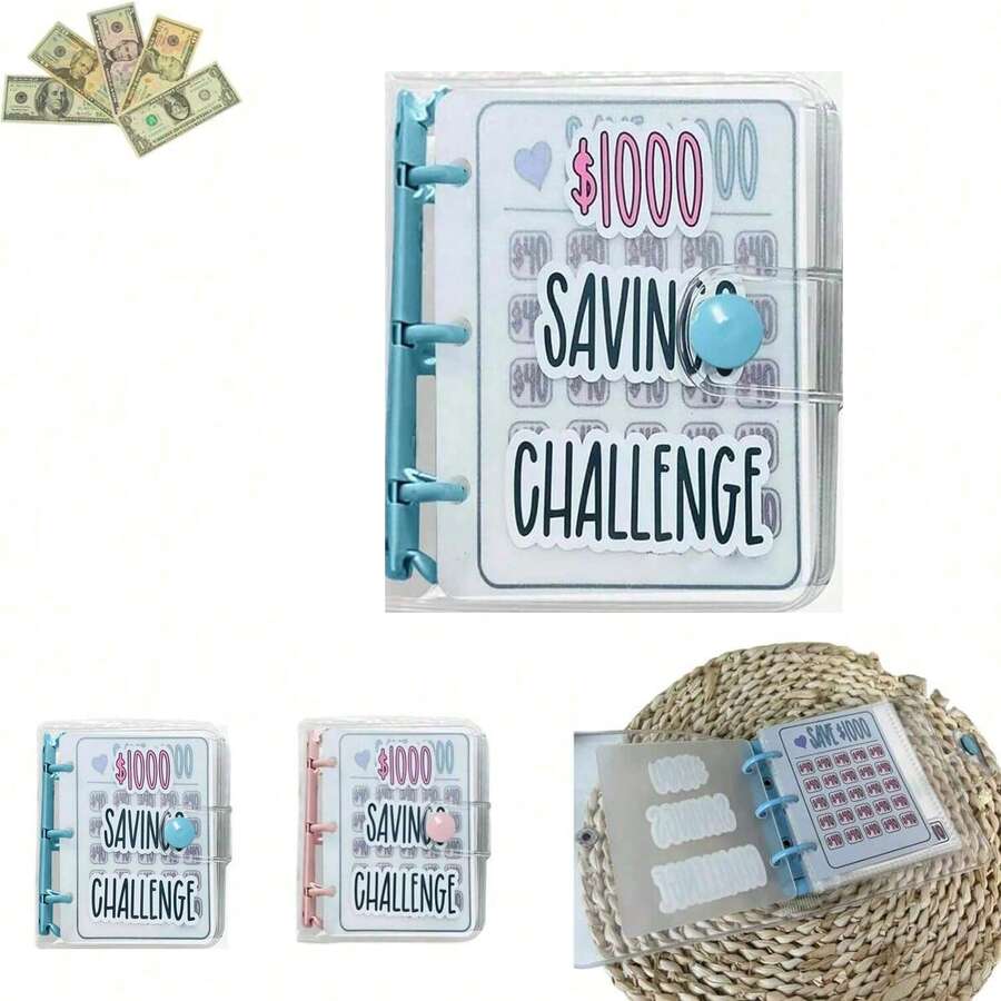 1000-sparherausforderungs-binder, Mini-kuverts Sparherausforderungs ...