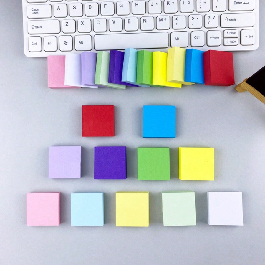 Set Of 500 Colorful Mini Self-Adhesive Sticky Notes, Index Tabs For ...