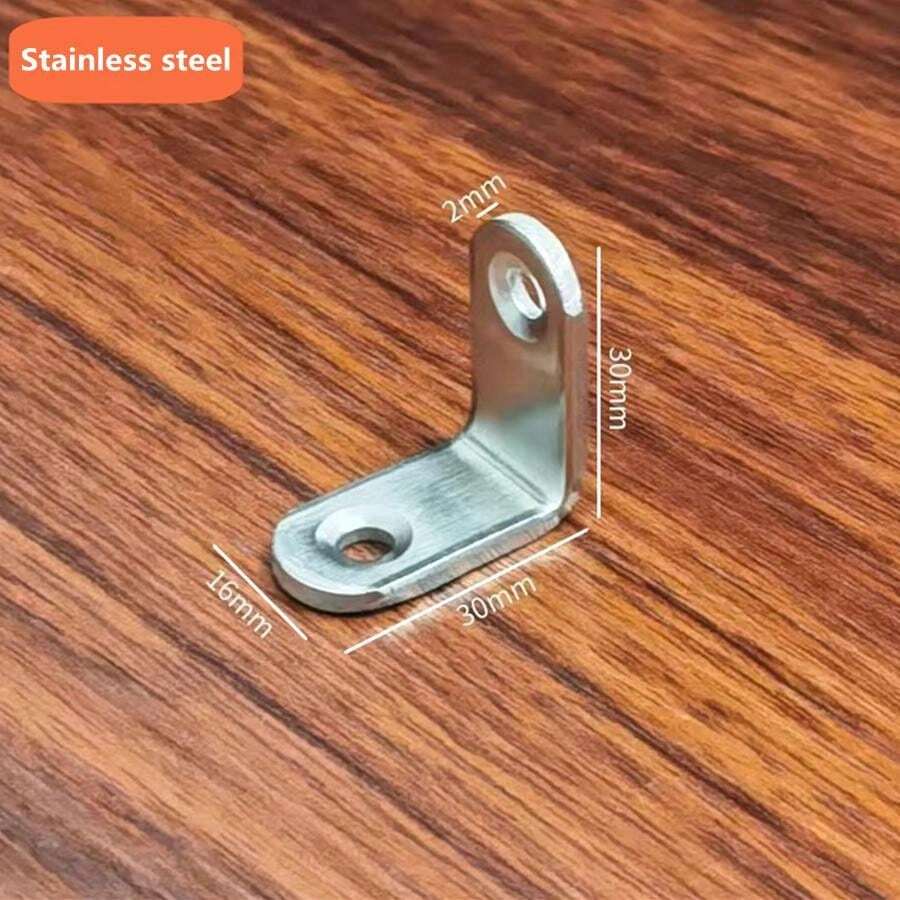 Stainless Steel Angle Bracket L-Shaped 90 Degree Right Angle Bracket ...