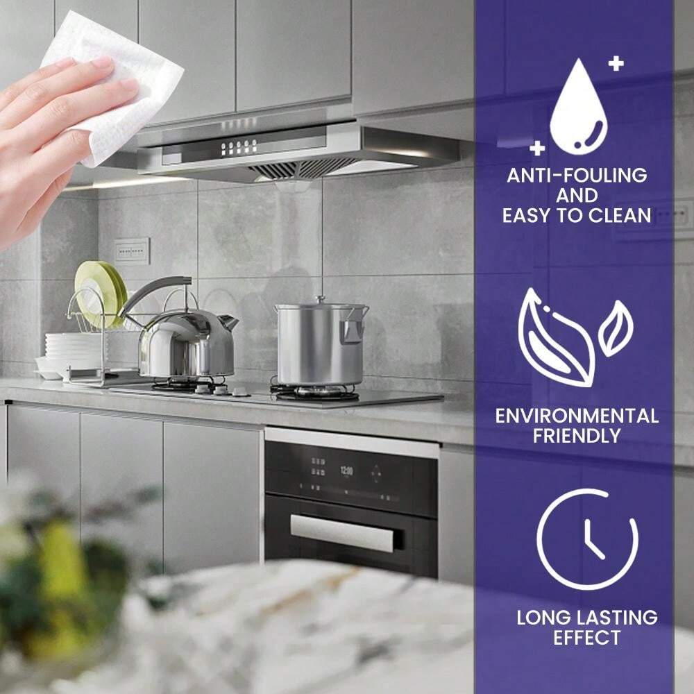 A Box Of Kitchen Cleaning Paper Towels - Thickened Wet Wipes For Stains ...