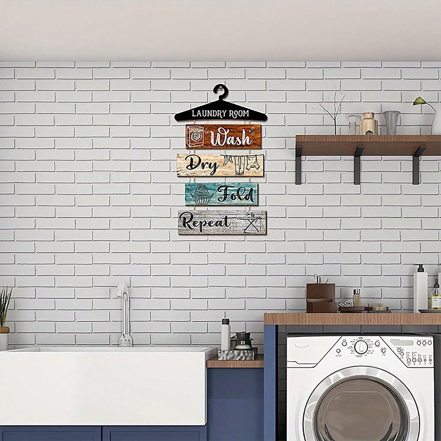 1 Piece Laundry Room Wall Sign Rustic Laundry Room Rules Hanging Wooden 1-piece-laundry-room-wall-sign-rustic-laundry-room-rules-hanging-wooden