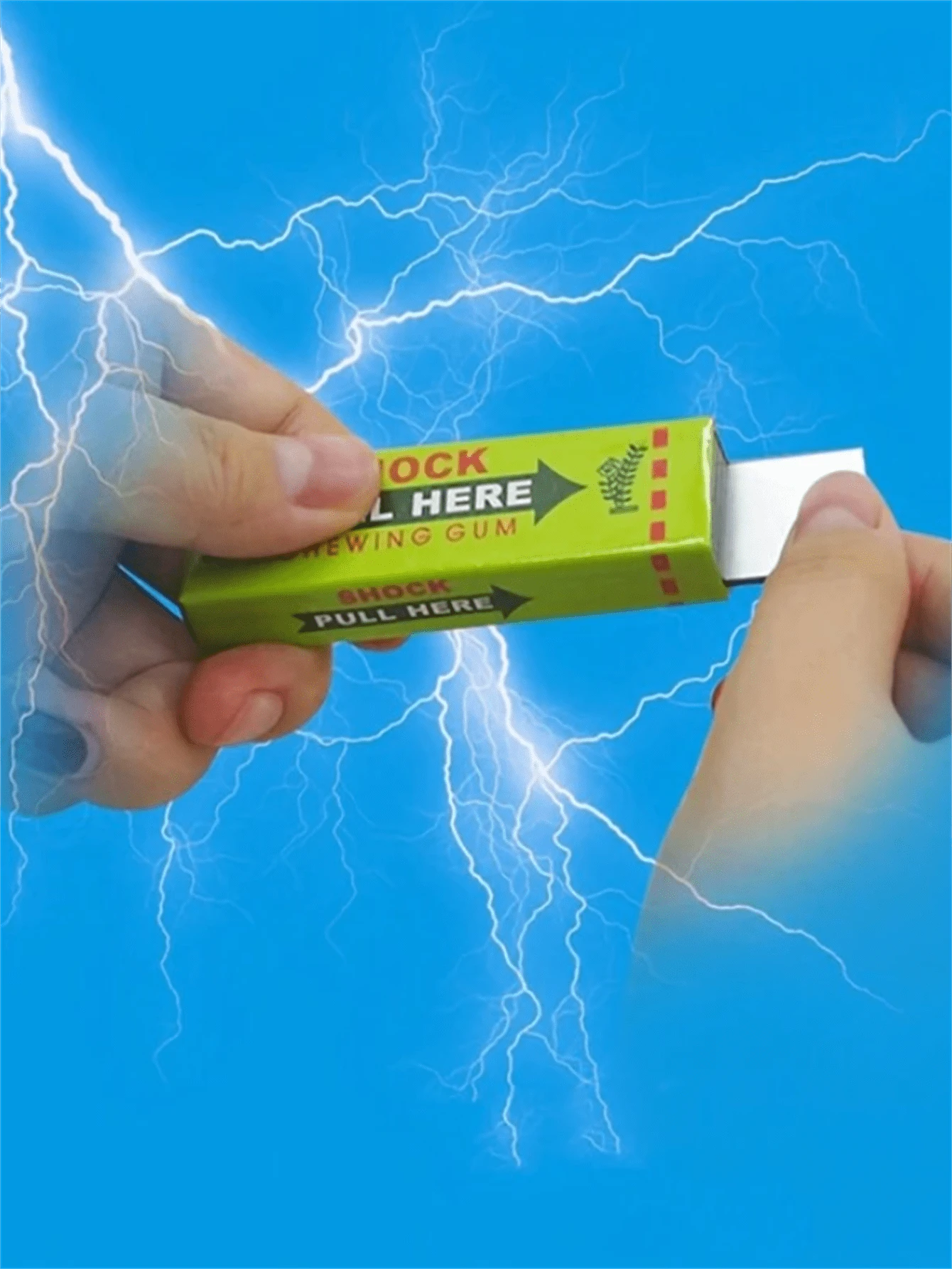 1pc Prank Gum-Funny Trick Toys, Mild Electric Shock, No Harm ...