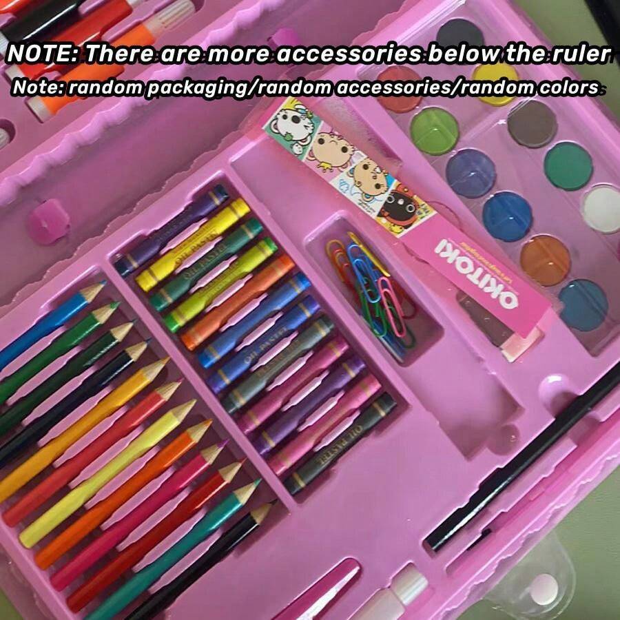 1set Colored Pen Set 150pcs Children's Paint Brush Gift Box ...
