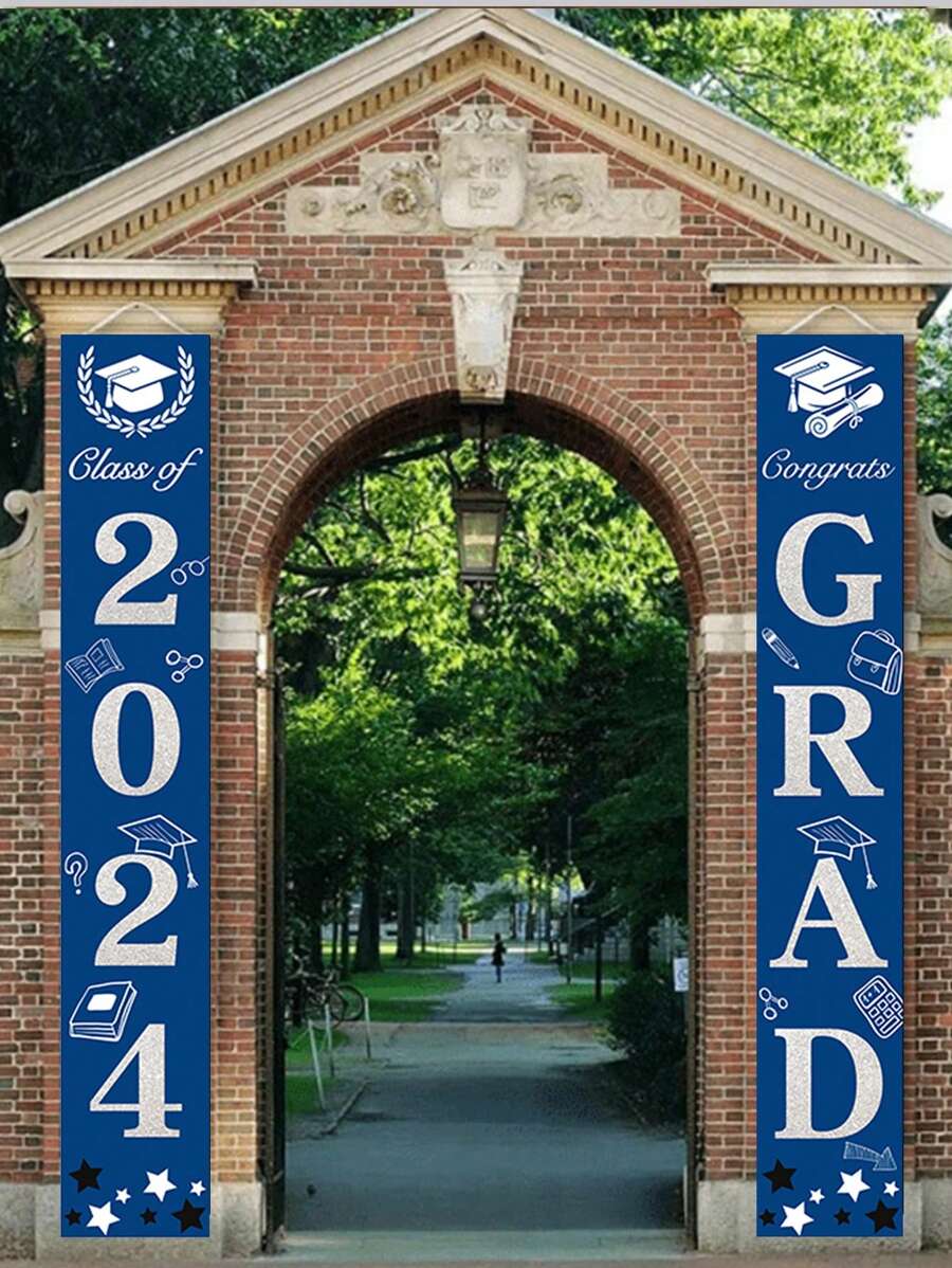 2024 Graduation Decorations Class Of 2024, Congrats Grad Porch Sign ...