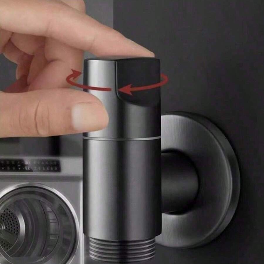 Copper 1/2 Inch Washing Machine Faucet Automatic Water Stop Device ...