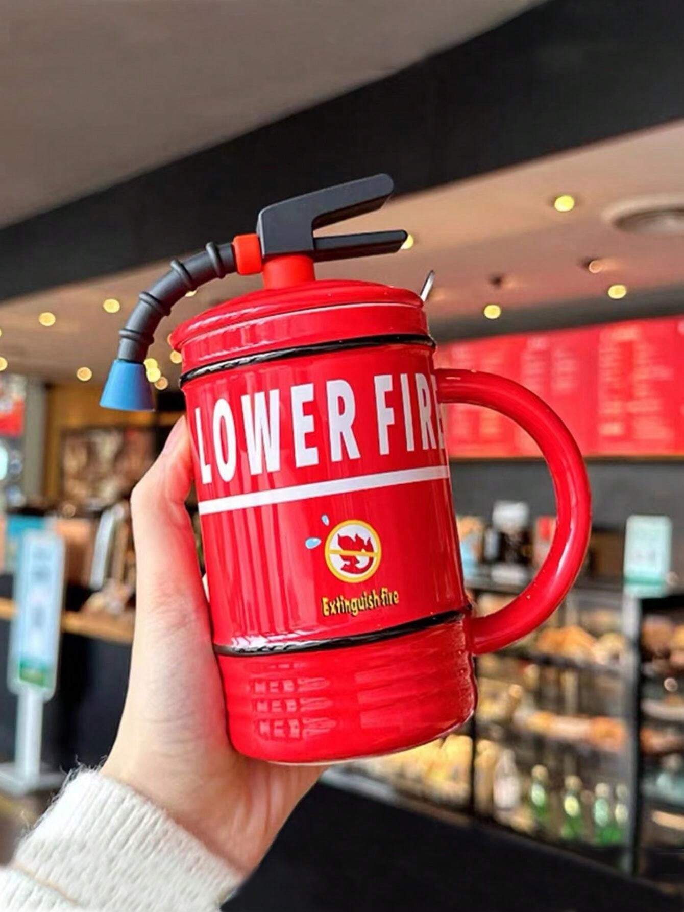 Cup Designed Based On A Fire Extinguisher, Combining Practicality With ...